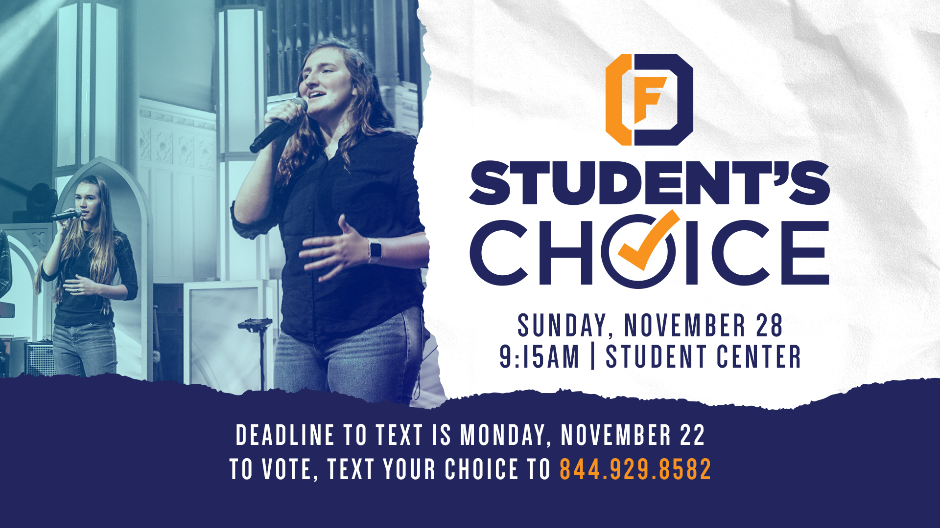 Students | Student Choice Sunday