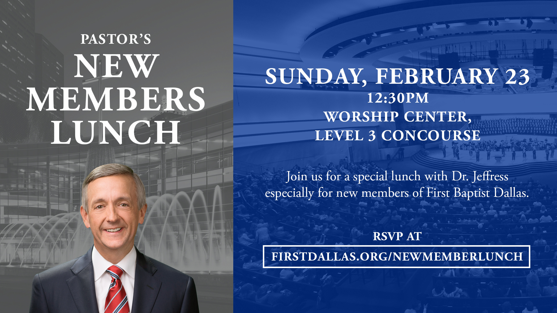 Pastor’s New Member Lunch