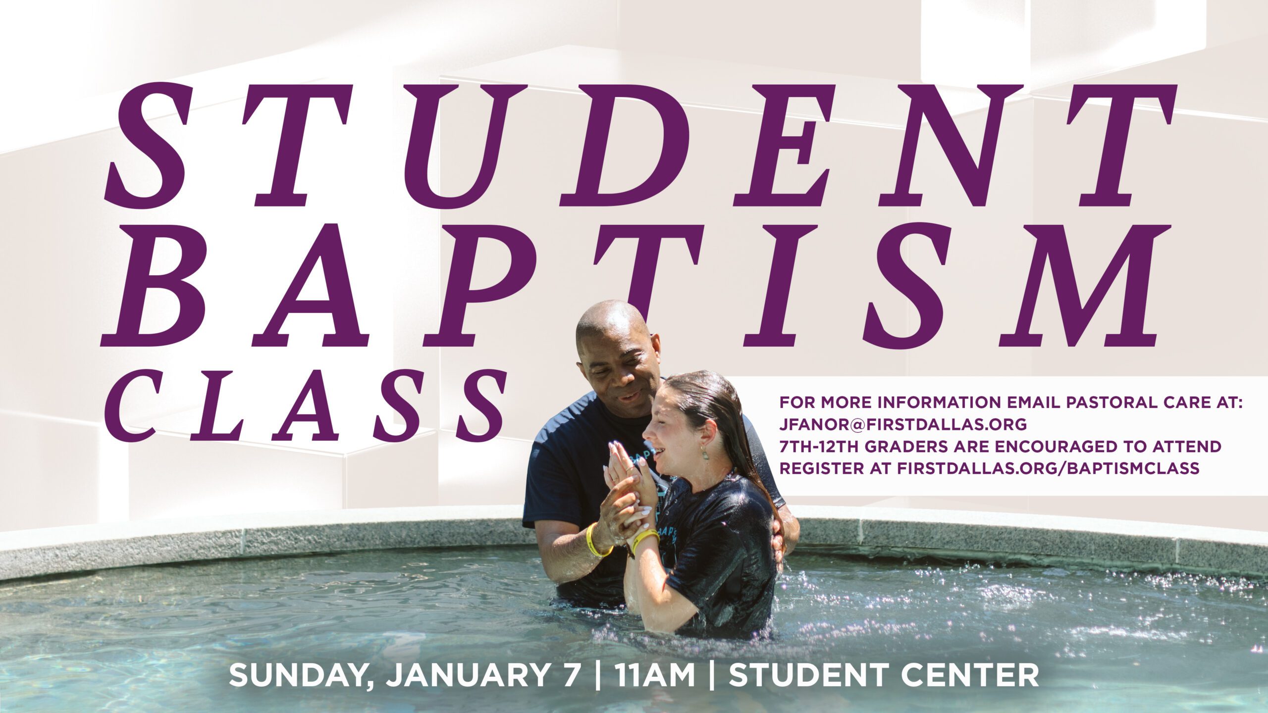 Students | Baptism Class