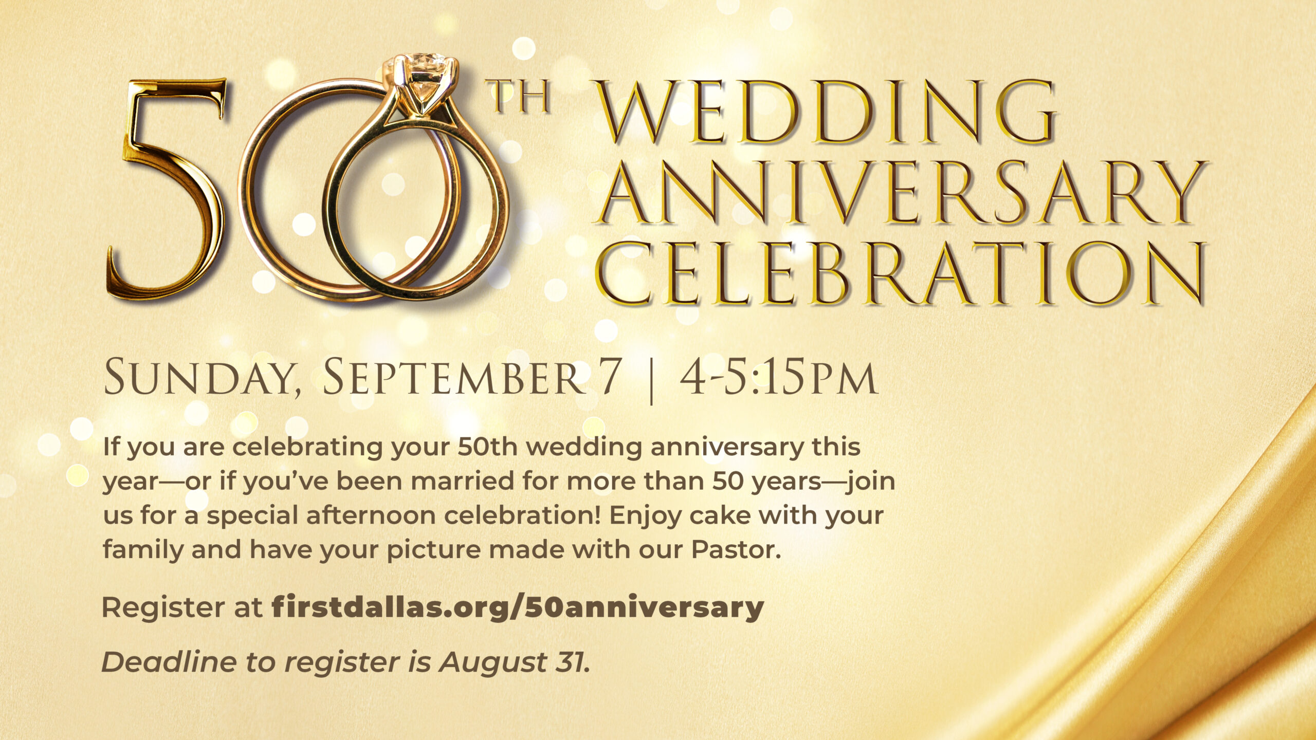 50th Wedding Anniversary Celebration
